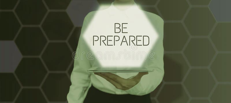Text Showing Inspiration Be Prepared. Business Overview Stay Ready ... Text Showing Inspiration Be Prepared. Business Overview Stay Ready ...