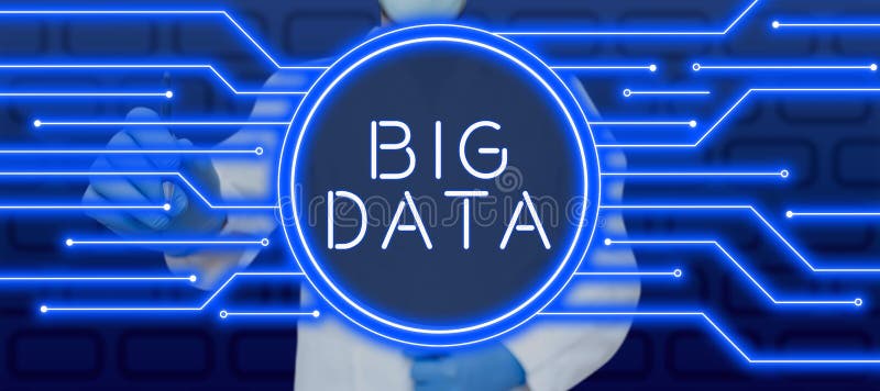 Conceptual Display Big Data. Conceptual Photo Sets that so Complex that ...