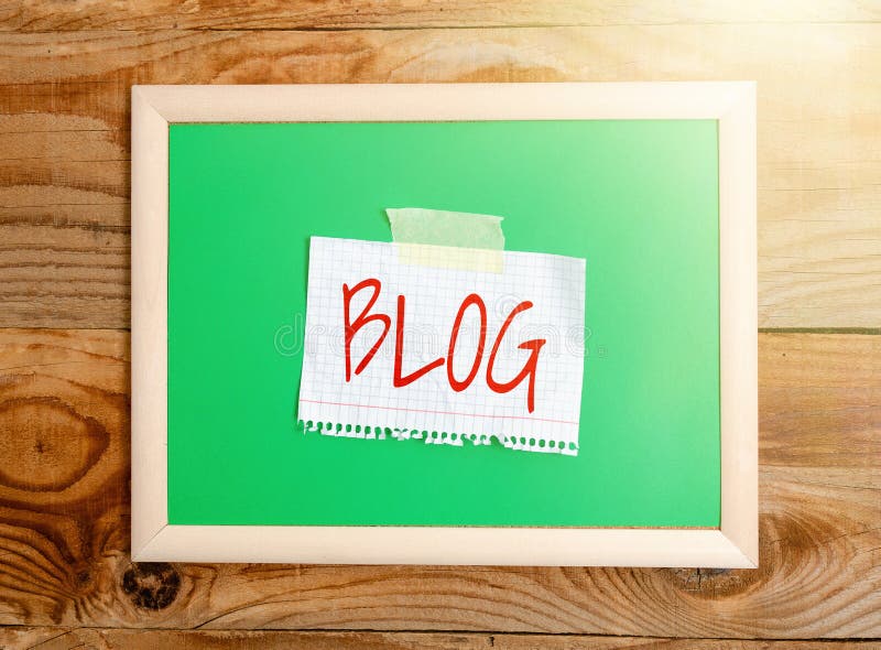 Writing Displaying Text Blog. Word for a Regularly Updated Website Web ...