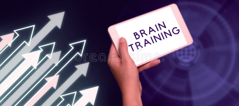 Text Showing Inspiration Brain Training. Word for Mental Activities To ...