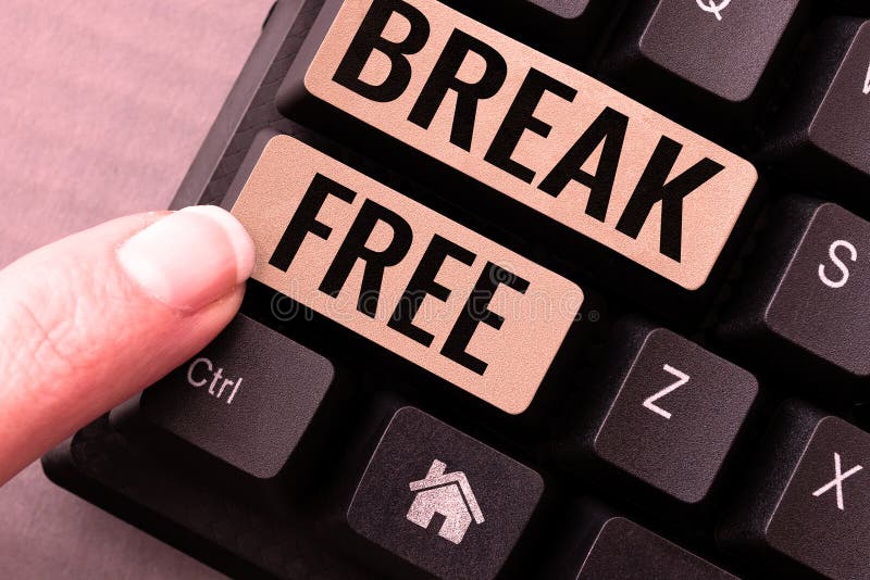Text Showing Inspiration Break Free. Business Concept Another Way of ... Text Showing Inspiration Break Free. Business Concept Another Way of ...