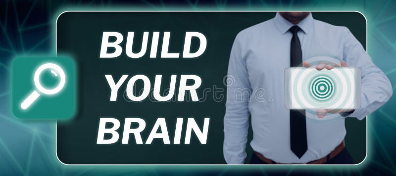 Conceptual Caption Build Your Brain. Business Idea Mental Activities To ... Conceptual Caption Build Your Brain. Business Idea Mental Activities To ...
