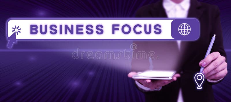 Conceptual Display Business Focus. Business Showcase Serving the Needs ...
