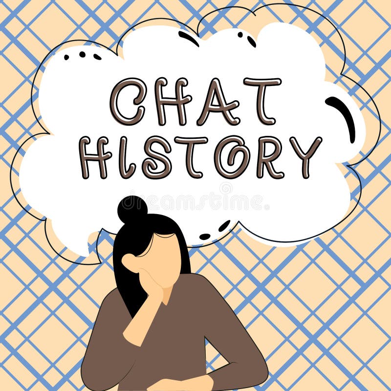 Conceptual Display Chat History. Business Idea Archive of Transcripts ...