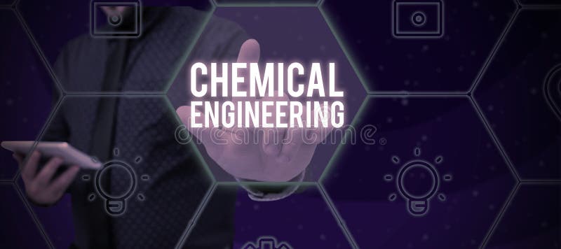 Conceptual Caption Chemical Engineering. Business Concept Developing ...