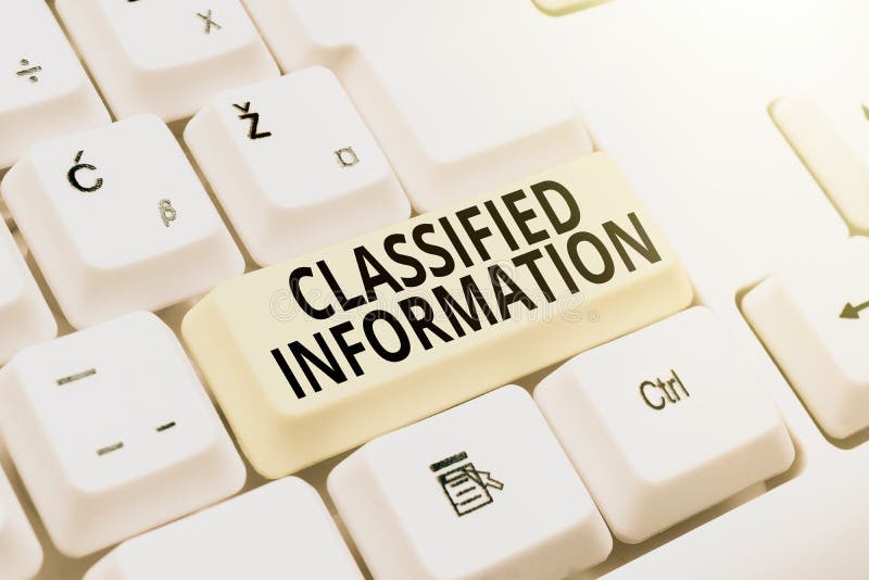 Conceptual Display Classified Information. Internet Concept Sensitive ...