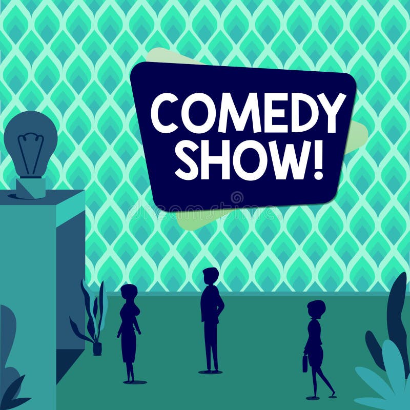 Conceptual Display Comedy Show. Word for Funny Program Humorous Amusing ...