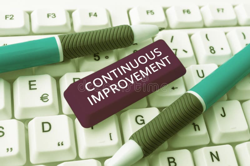Conceptual Display Continuous Improvement. Word Written on Ongoing ... Conceptual Display Continuous Improvement. Word Written on Ongoing ...