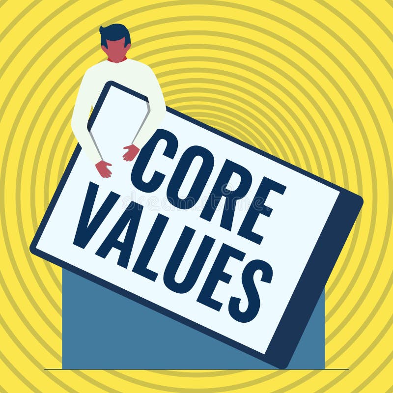 Conceptual Display Core Values. Business Concept Principles Which Guide ... Conceptual Display Core Values. Business Concept Principles Which Guide ...