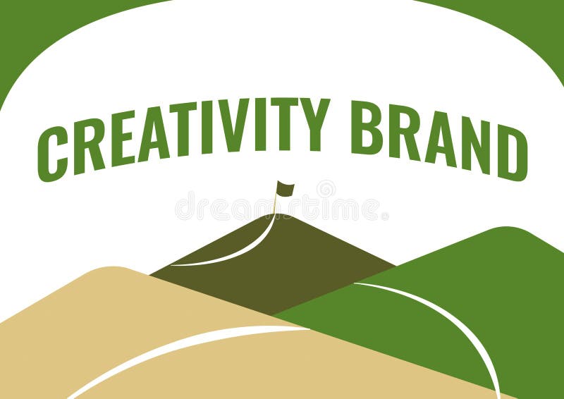 Conceptual Display Creativity Brand. Business Approach Design Name or ...