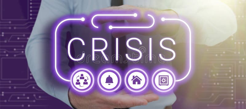 Conceptual Display Crisis. Internet Concept Event that is Going To Lead ...