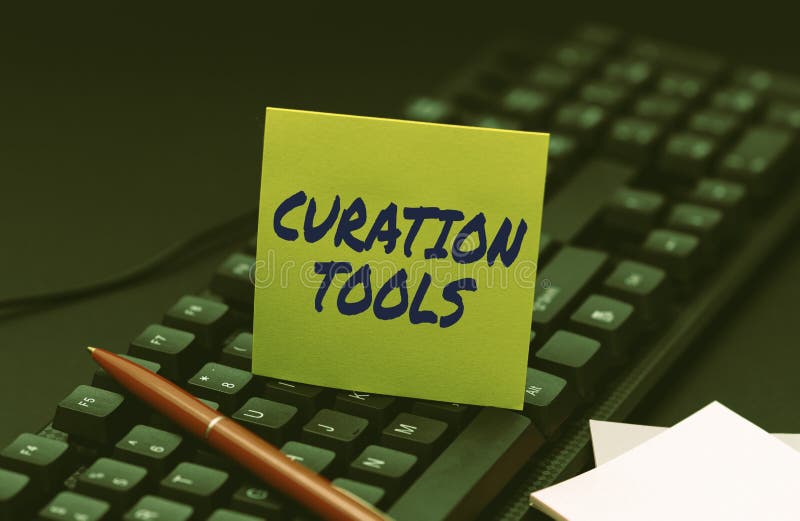 Conceptual Display Curation Tools. Business Approach Software Used in ...