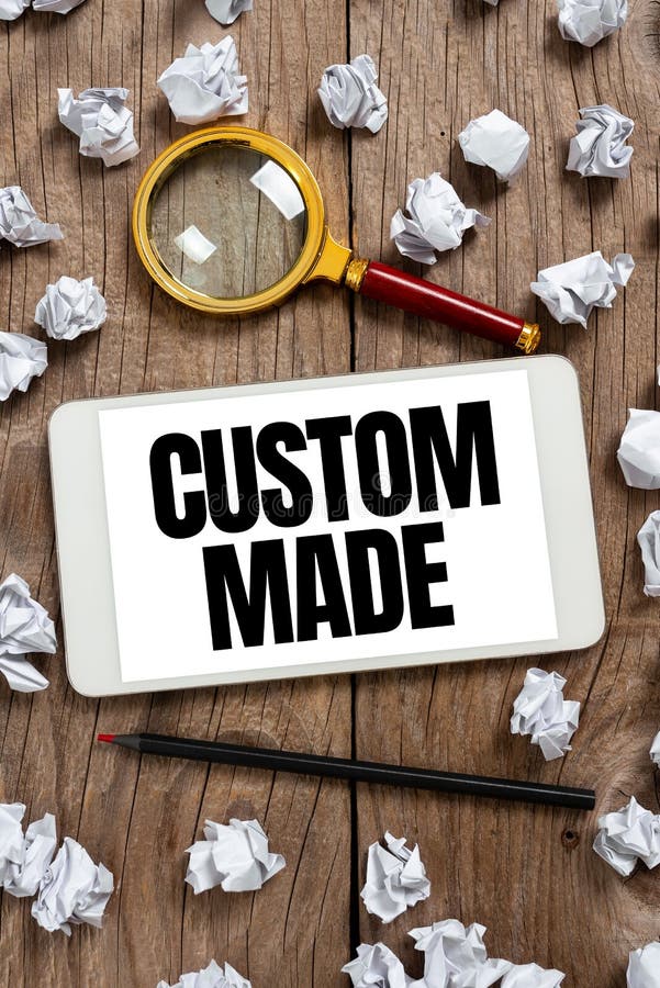 Conceptual Display Custom Made. Business Approach Something is Done To ...