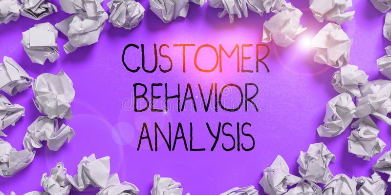 Conceptual Display Customer Behavior Analysis. Conceptual Photo Buying ...