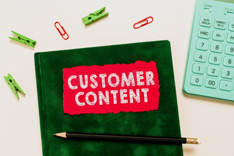 Conceptual Display Customer Content. Concept Meaning Customers are ...