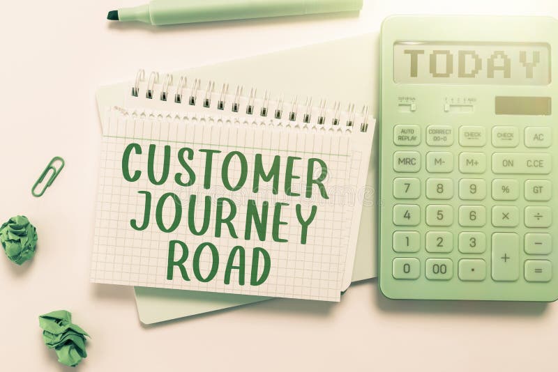 Conceptual Display Customer Journey Road. Word for Customer Experiences ... Conceptual Display Customer Journey Road. Word for Customer Experiences ...