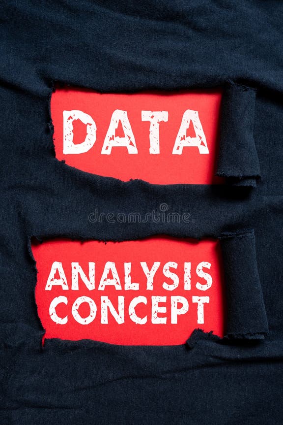 Sign Displaying Data Analysis Concept. Business Overview Evaluating Data Using Analytical and ...