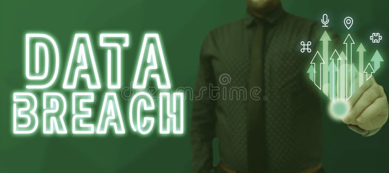 Conceptual Display Data Breach. Business Concept Unauthorized Release ... Conceptual Display Data Breach. Business Concept Unauthorized Release ...