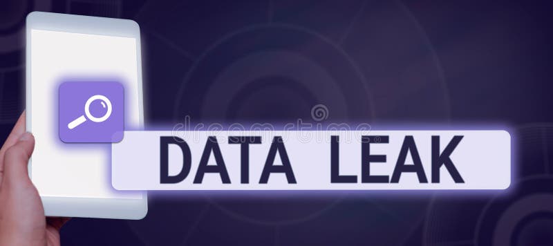 Conceptual Display Data Leak. Business Approach Released Illegal ... Conceptual Display Data Leak. Business Approach Released Illegal ...