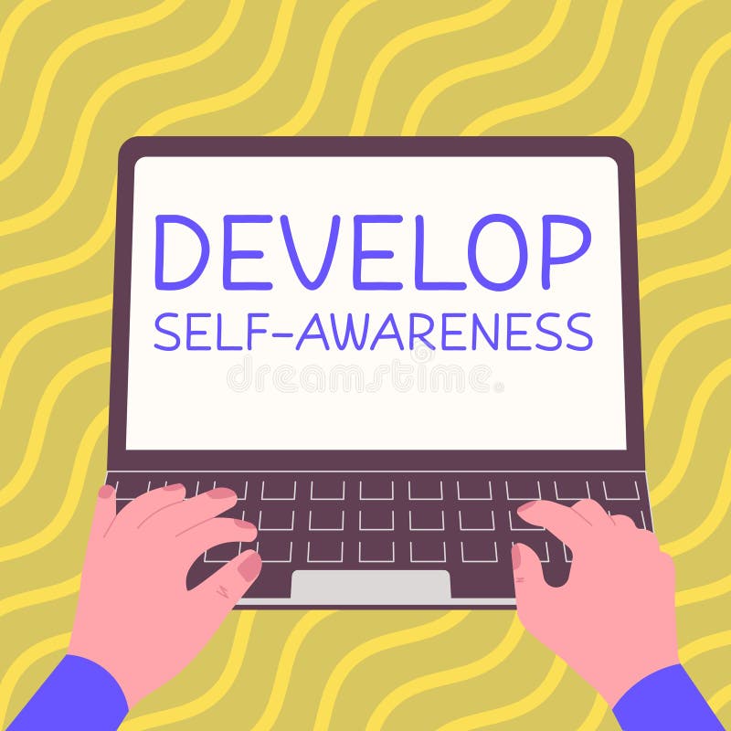 Conceptual Display Develop Self Awareness. Word for Improve Sharp ...