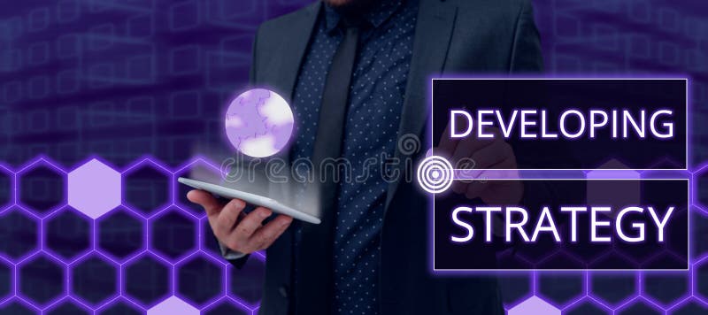 Conceptual Display Developing Strategy. Word for Powerful Ways To ...