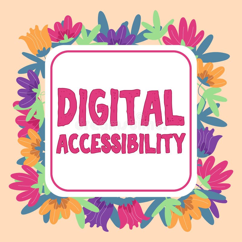 Conceptual Display Digital Accessibility. Business Overview Electronic ...