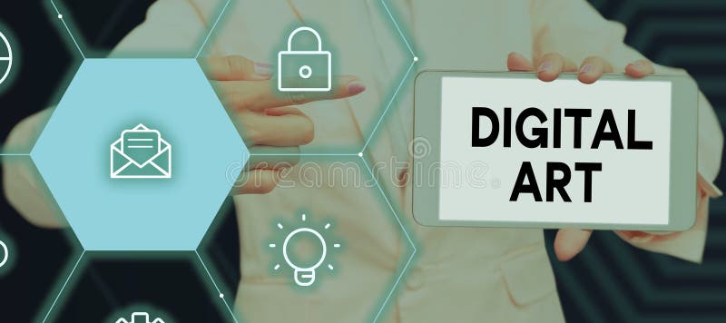 Text Showing Inspiration Digital Art. Business Overview Use of Skill ...