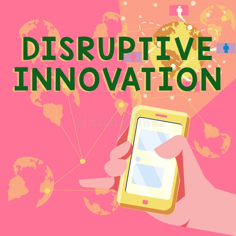 Text Showing Inspiration Disruptive Innovation. Concept Meaning ...