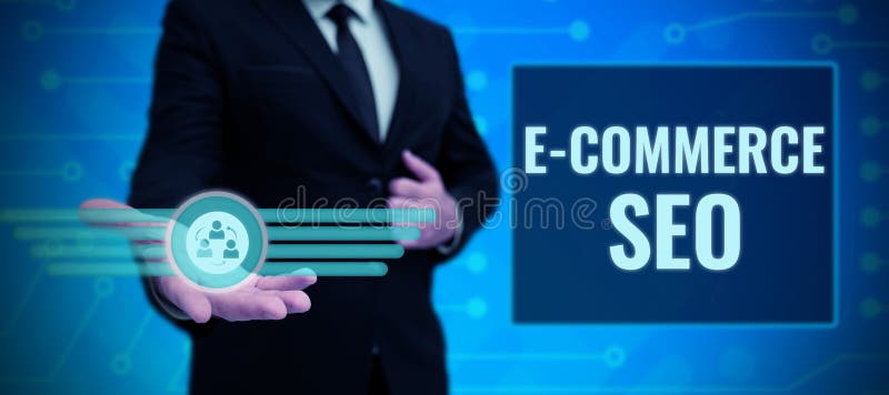 Conceptual Display E Commerce Seo. Word for Making Your Online Store ...