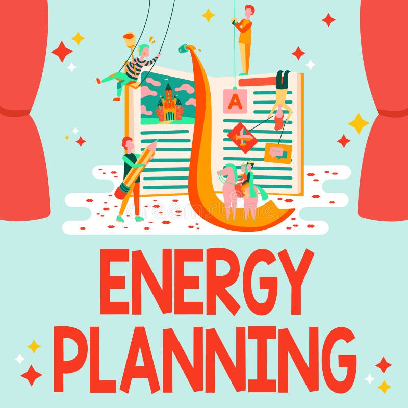 Conceptual Display Energy Planning. Business Showcase Making of a ...