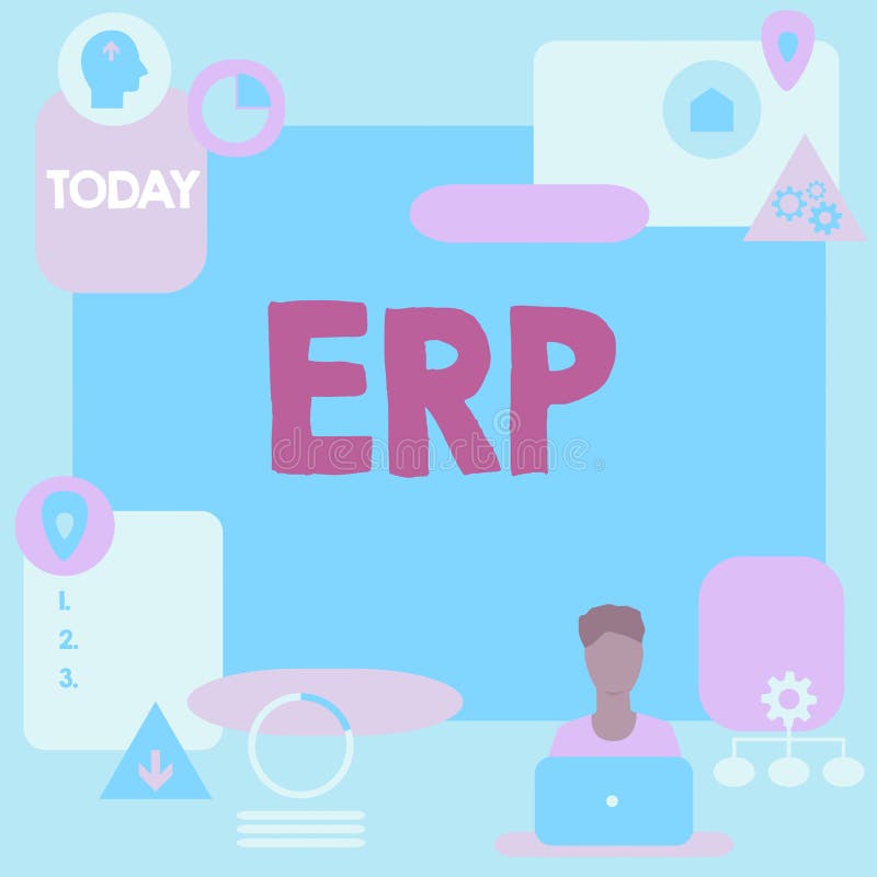Inspiration Showing Sign Erp. Business Showcase Enterprise Resource ...