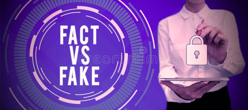Conceptual Display Fact Vs Fake. Conceptual Photo is it True or is ... Conceptual Display Fact Vs Fake. Conceptual Photo is it True or is ...