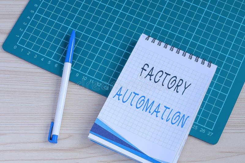 Conceptual Display Factory Automation. Word for Automatic Operation and ...