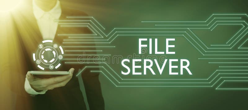 Conceptual Display File Server. Business Idea Device Which Controls ... Conceptual Display File Server. Business Idea Device Which Controls ...