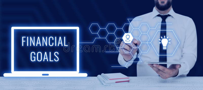 Conceptual Display Financial Goals. Concept Meaning Targets Usually ...