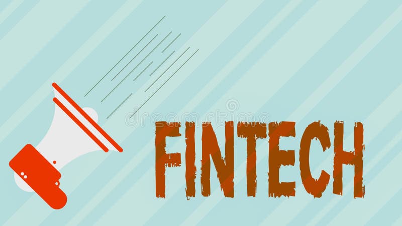 Text Sign Showing Fintech. Business Approach Computer Programs and ...