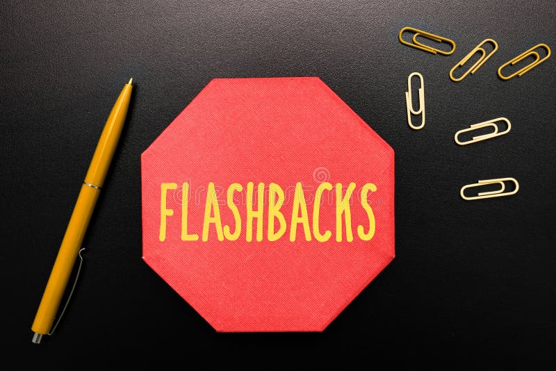 Conceptual Display Flashbacks. Business Idea Interruption of ...