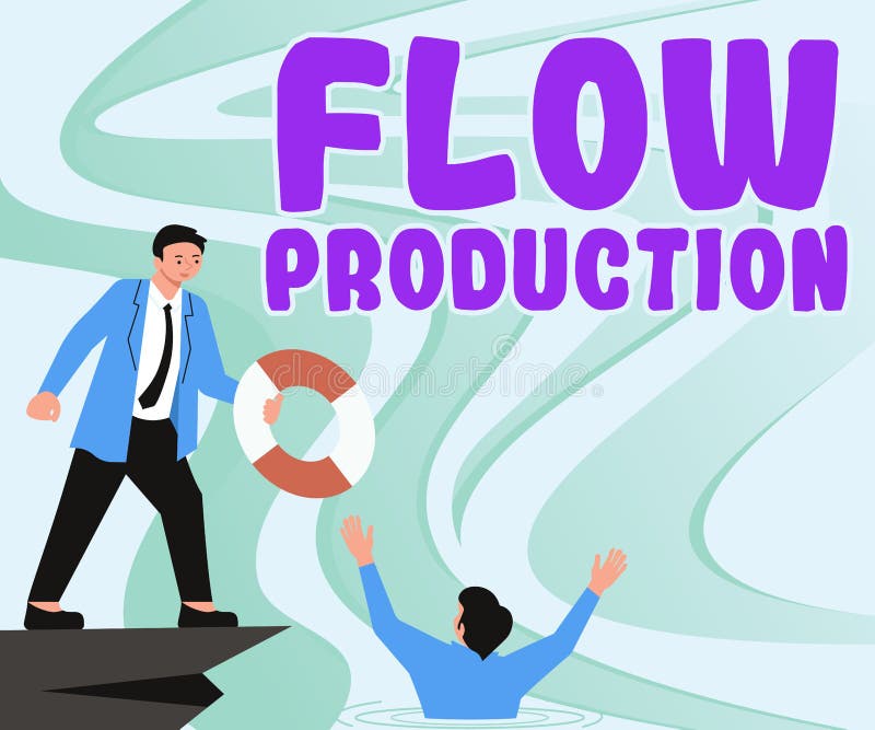 Conceptual Display Flow Production. Business Idea Items are Produced ...