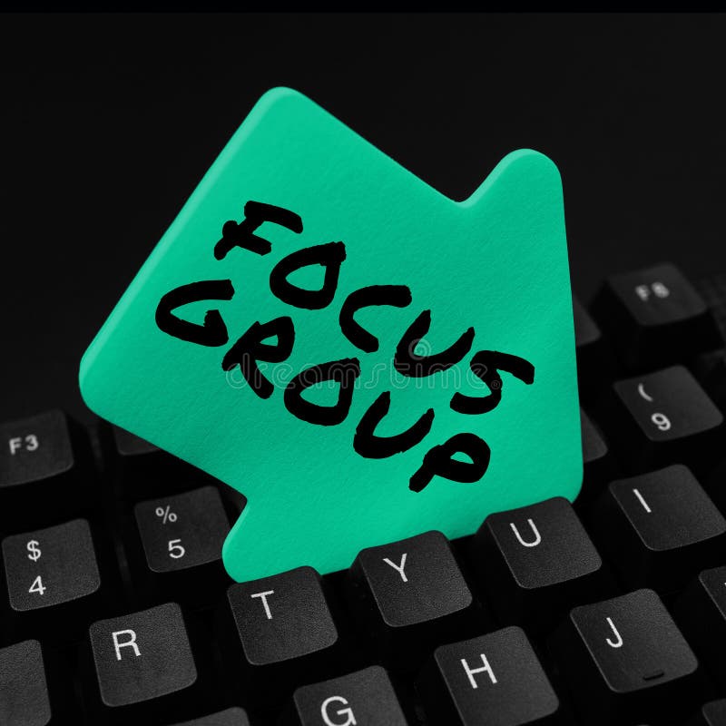 Conceptual Display Focus Group. Business Concept Group of People ...