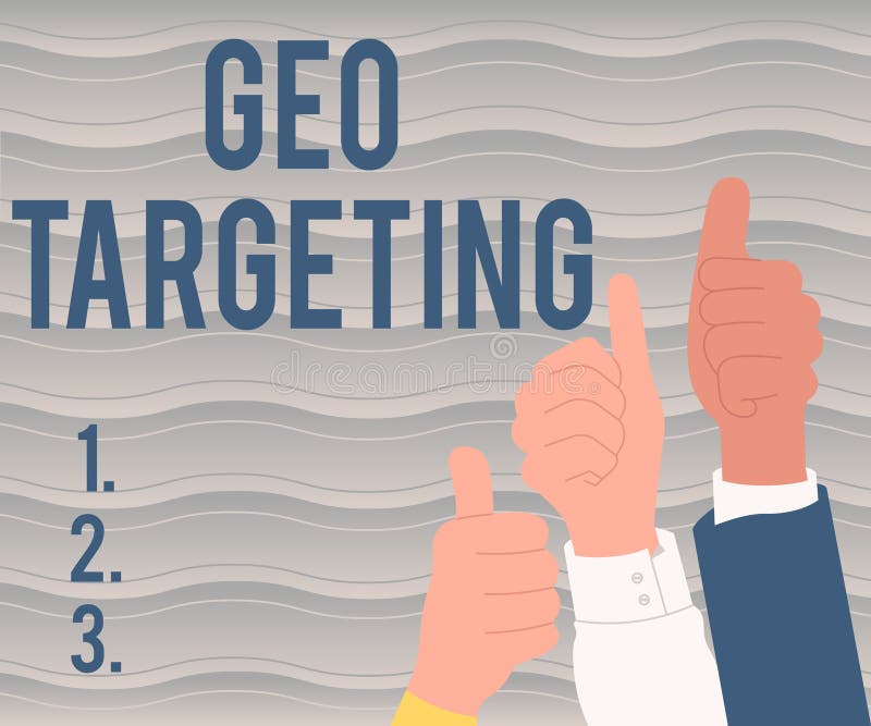 Text Sign Showing Geo Targeting. Word Written on Digital Ads Views IP ... Text Sign Showing Geo Targeting. Word Written on Digital Ads Views IP ...