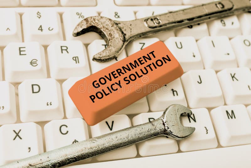 Conceptual Display Government Policy Solution. Business Showcase ...