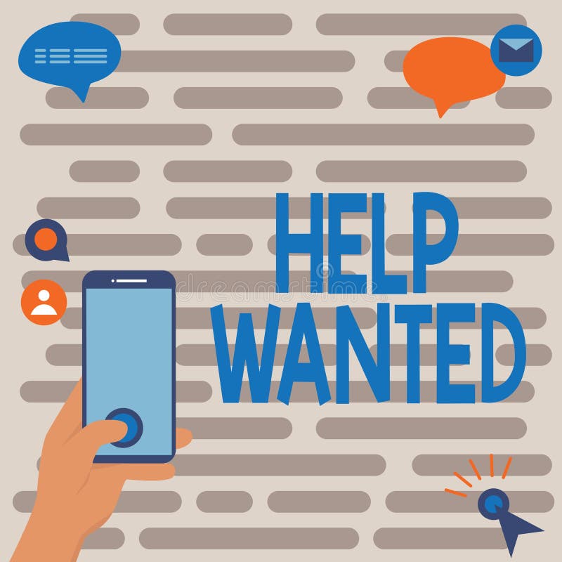 Conceptual Display Help Wanted. Business Idea Advertisement Placed in ... Conceptual Display Help Wanted. Business Idea Advertisement Placed in ...