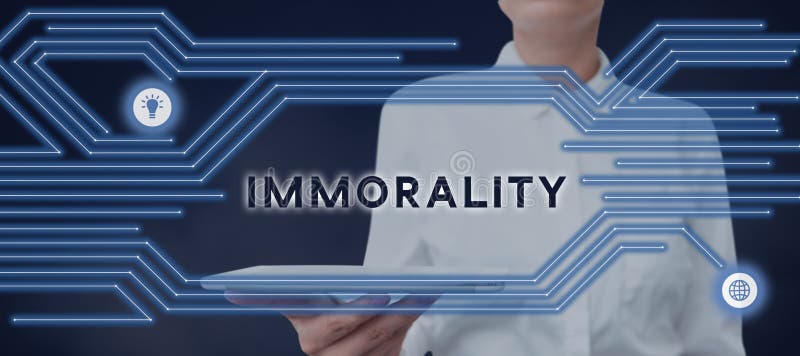 Conceptual Display Immorality. Word for the State or Quality of Being ...