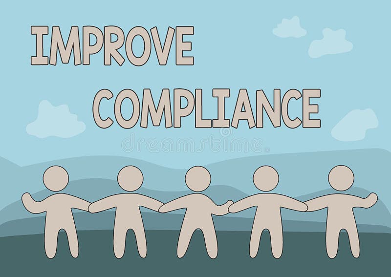 Conceptual Display Improve Compliance. Word for Action or Fact of ...