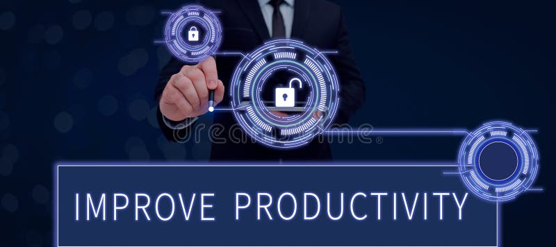 Conceptual Display Improve Productivity. Business Overview Enhance the ...