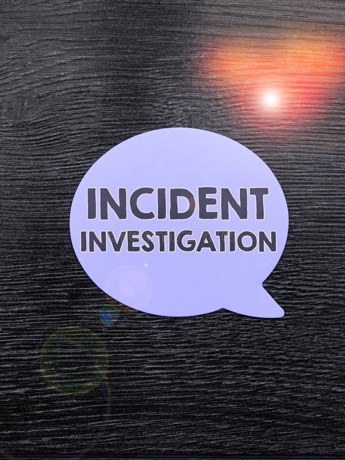 Conceptual Display Incident Investigation. Concept Meaning Responsible ... Conceptual Display Incident Investigation. Concept Meaning Responsible ...