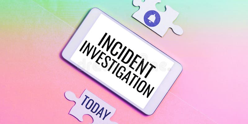 Conceptual Display Incident Investigation. Internet Concept Responsible ...