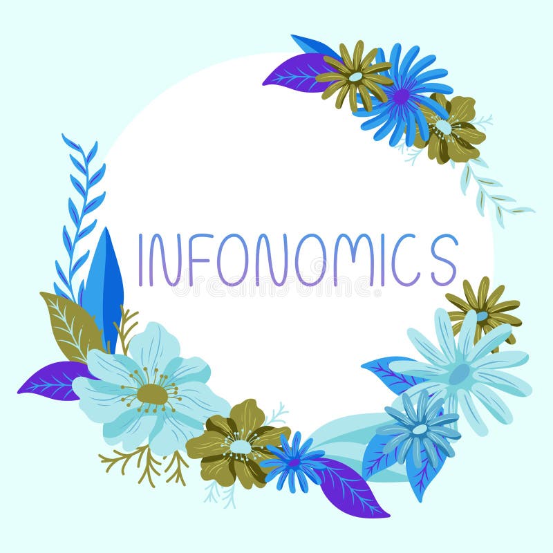 Conceptual Display Infonomics. Business Concept Visual Image Used To ...