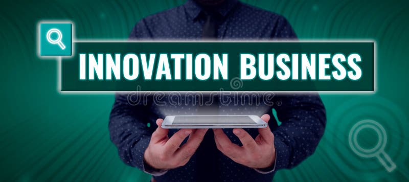 Text Caption Presenting Innovation Business. Business Overview ...