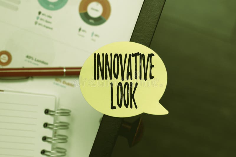 Conceptual Display Innovative Look. Internet Concept the Quality of an ...